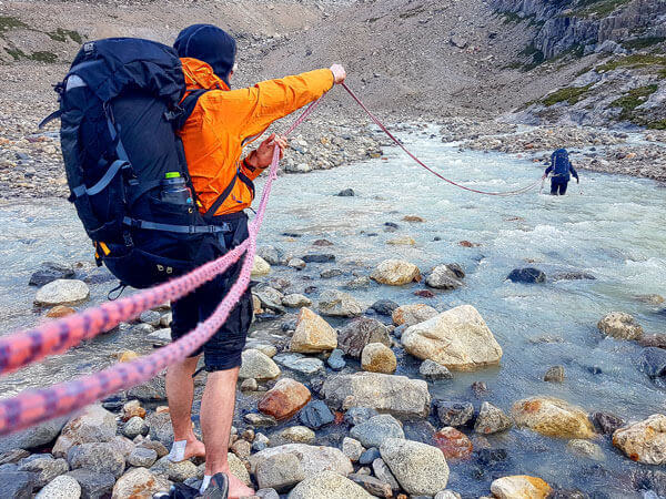 How to do a river crossing | Alpinetrek.co.uk